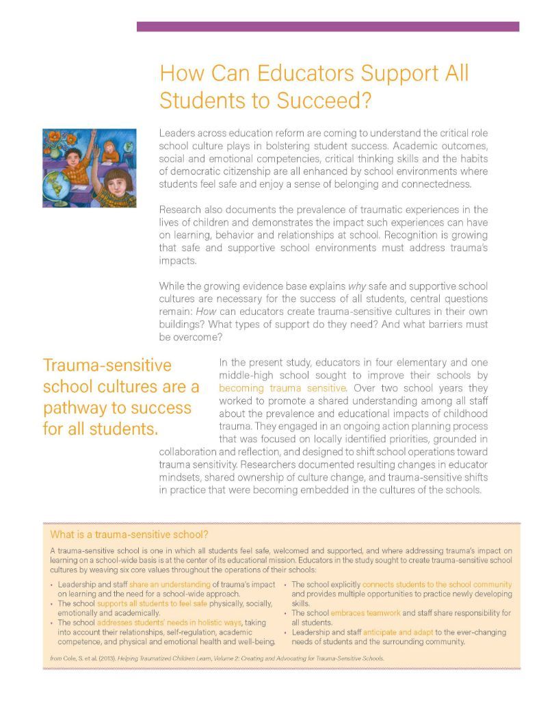 Why We Need Trauma-Sensitive Schools-2 - Trauma Sensitive Schools